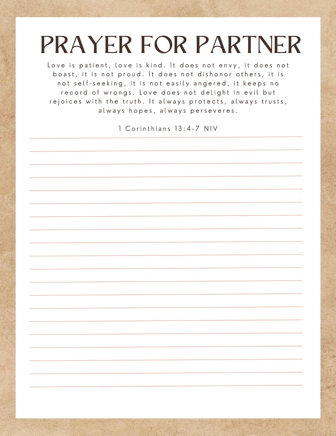 Prayer Request Journal | 29-page Printable Journal 2025 - Etsy