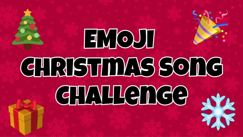 Emoji Christmas Songs Onscreen Game - Etsy