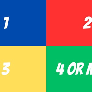 Four Corners on Screen Game - About Me - Etsy