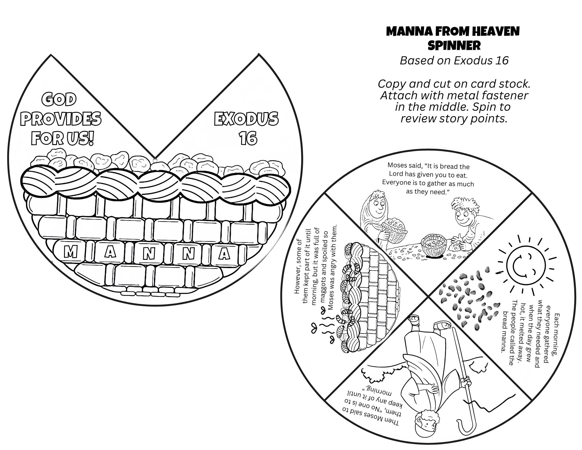 Manna From Heaven Spinner Craft - Etsy