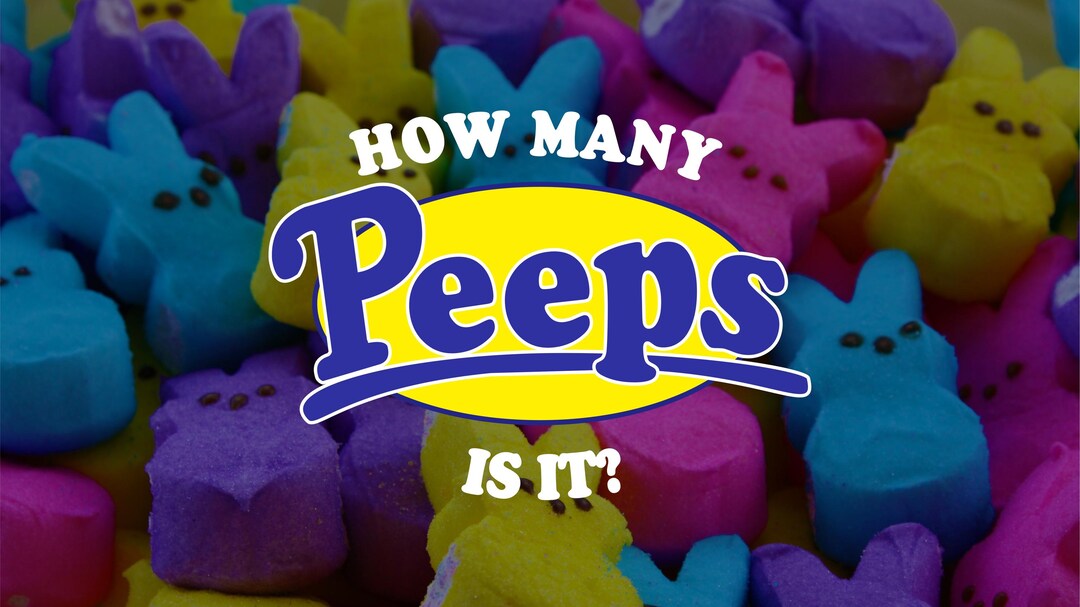 How Many Peeps is It - Screen Easter Game - Etsy