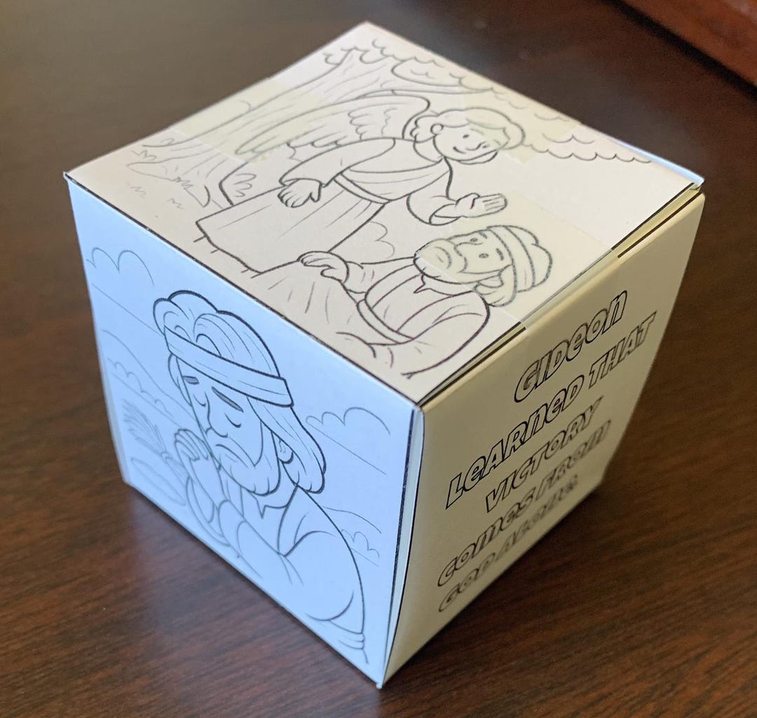 Gideon Story Cube Printable - Etsy