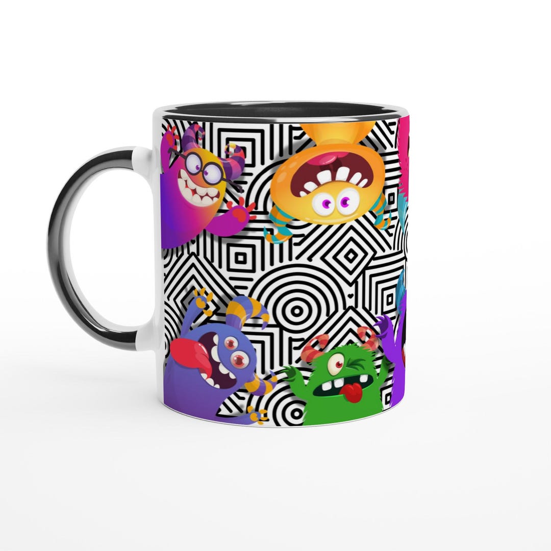 Monster Mug, Funny Silly Weird Stuff, Cartoonish Monster Cute Gift ...