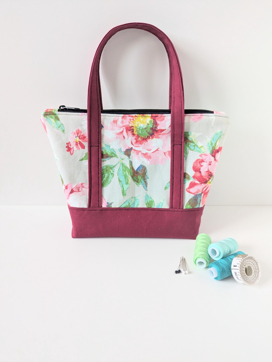 DIY Kit: Mini Zipper Tote Bag | Beginner Sewing Project - Etsy