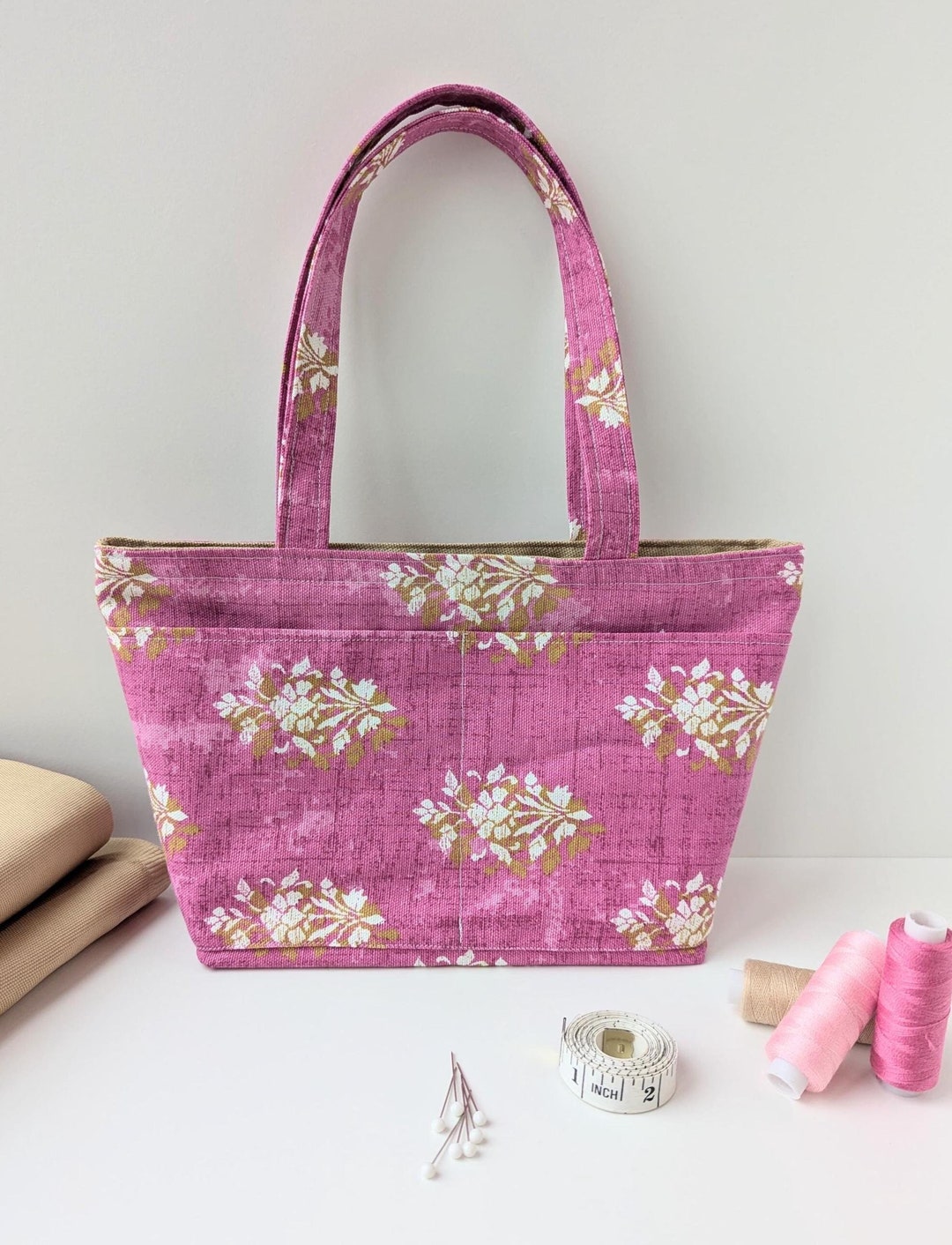 DIY Mini Tote Sewing Kit (bag | Purse | Caddy | Handbag | Satchel ...