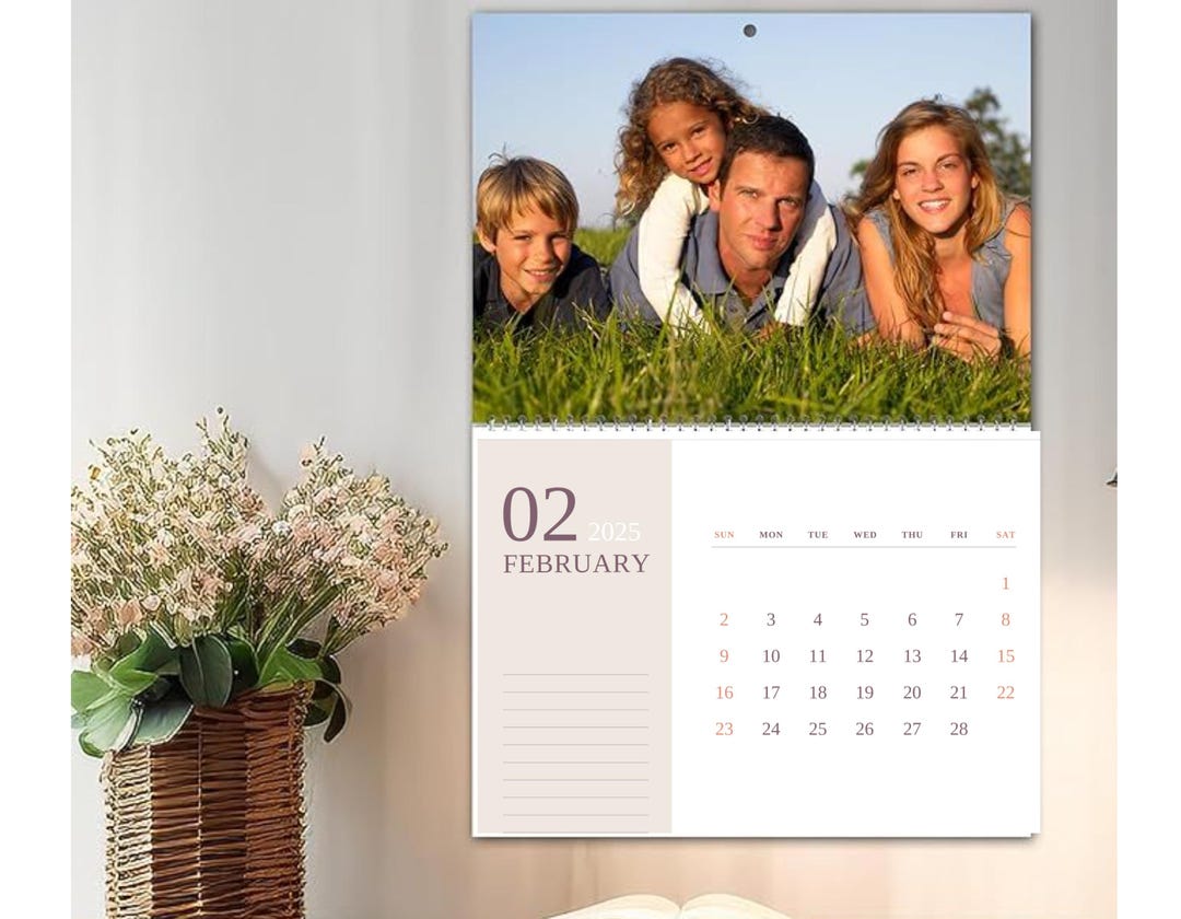 Personalized Wall Calendar - Custom Family Photo Calendar - Create Special Memories With Custom ...