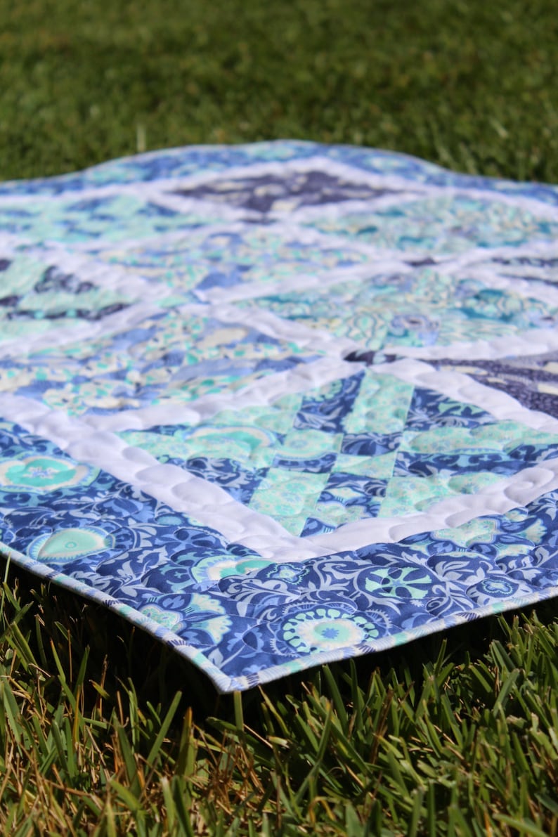 Quilt Pattern PDF Cyclone Baby Lap Fat Eighth Friendly - Etsy