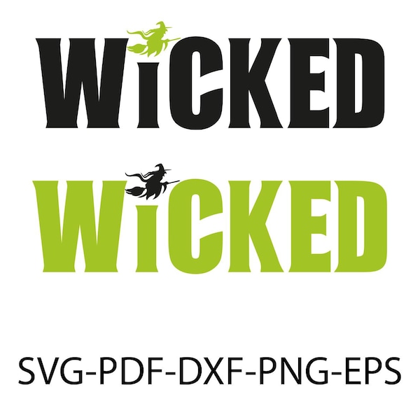 Wicked Logo Svg - Etsy
