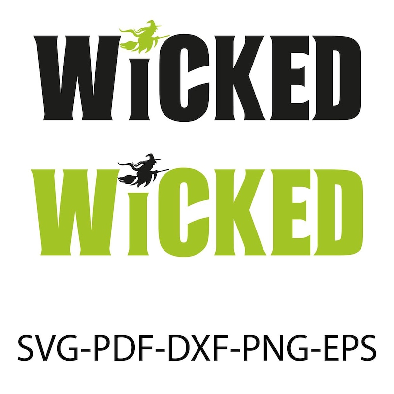 Wicked for Good Logo Png - Etsy