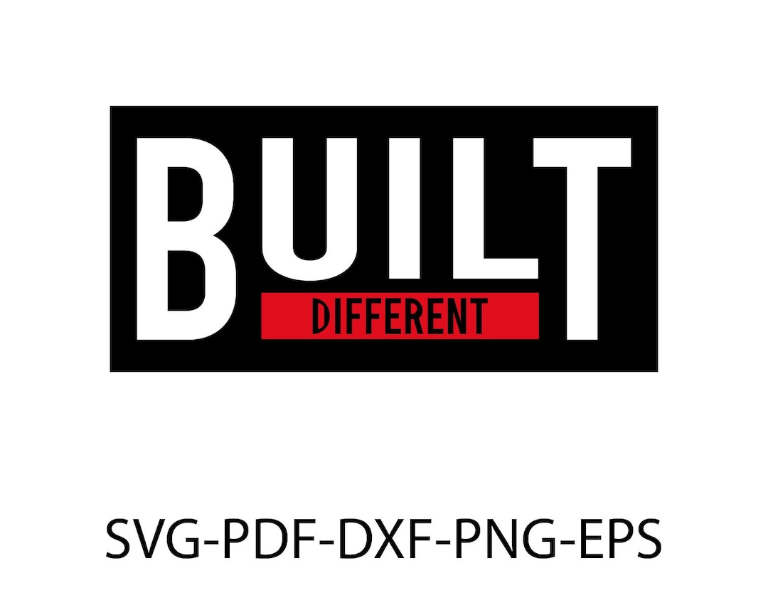 I'm Built Different Svg Png, Different Svg, Motivational Sarcastic ...