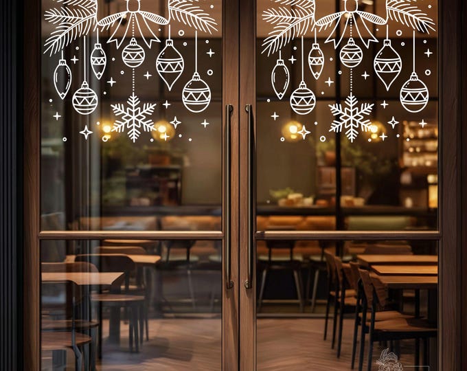 Winter Window Kreidemarker Vorlage | Png & Pdf Digital Download for ...