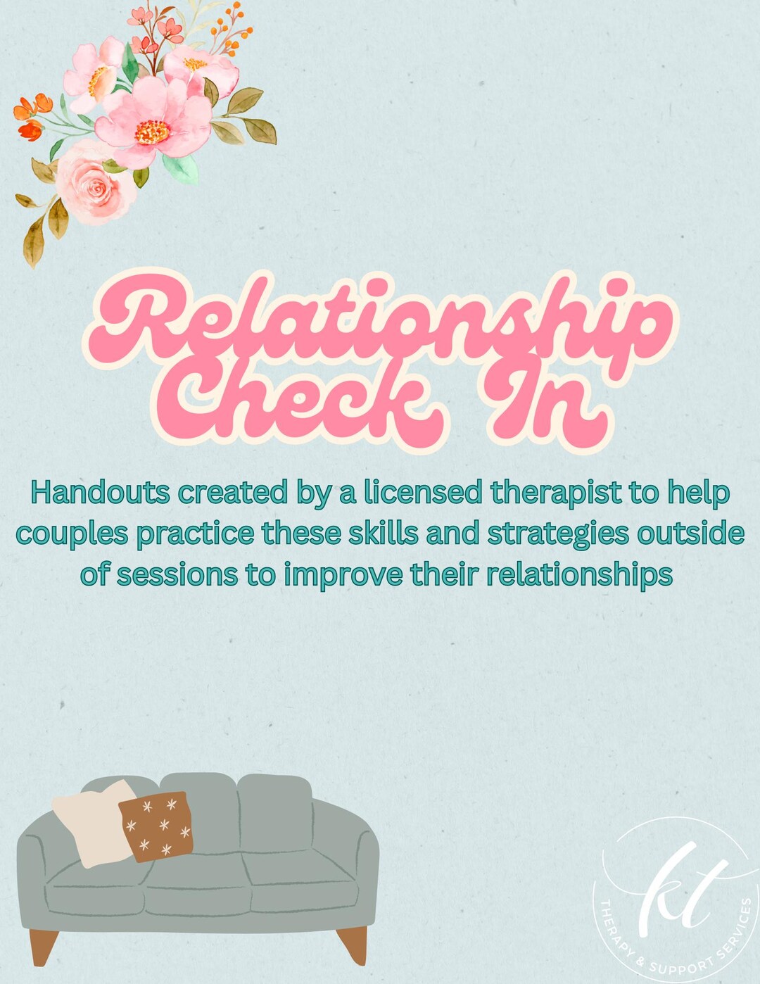 Relationship Check in - Handout for Weekly Couples Meeting/ Emotional ...