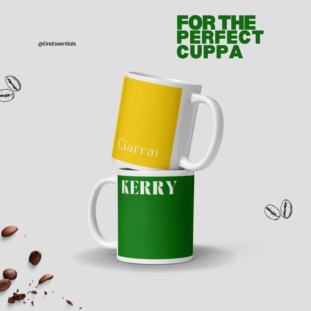 Co. Kerry Mug | GAA Cup | Christmas Gift | Teacher Gift | Tea Cup ...