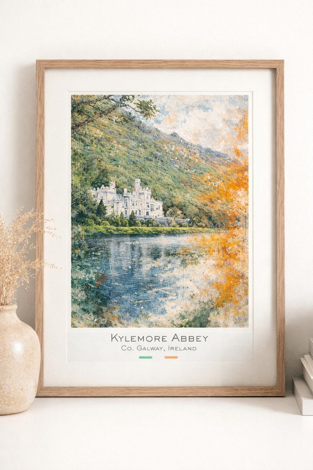 Kylemore Abbey Print | Connemara, Ireland Landscape (digital Download ...