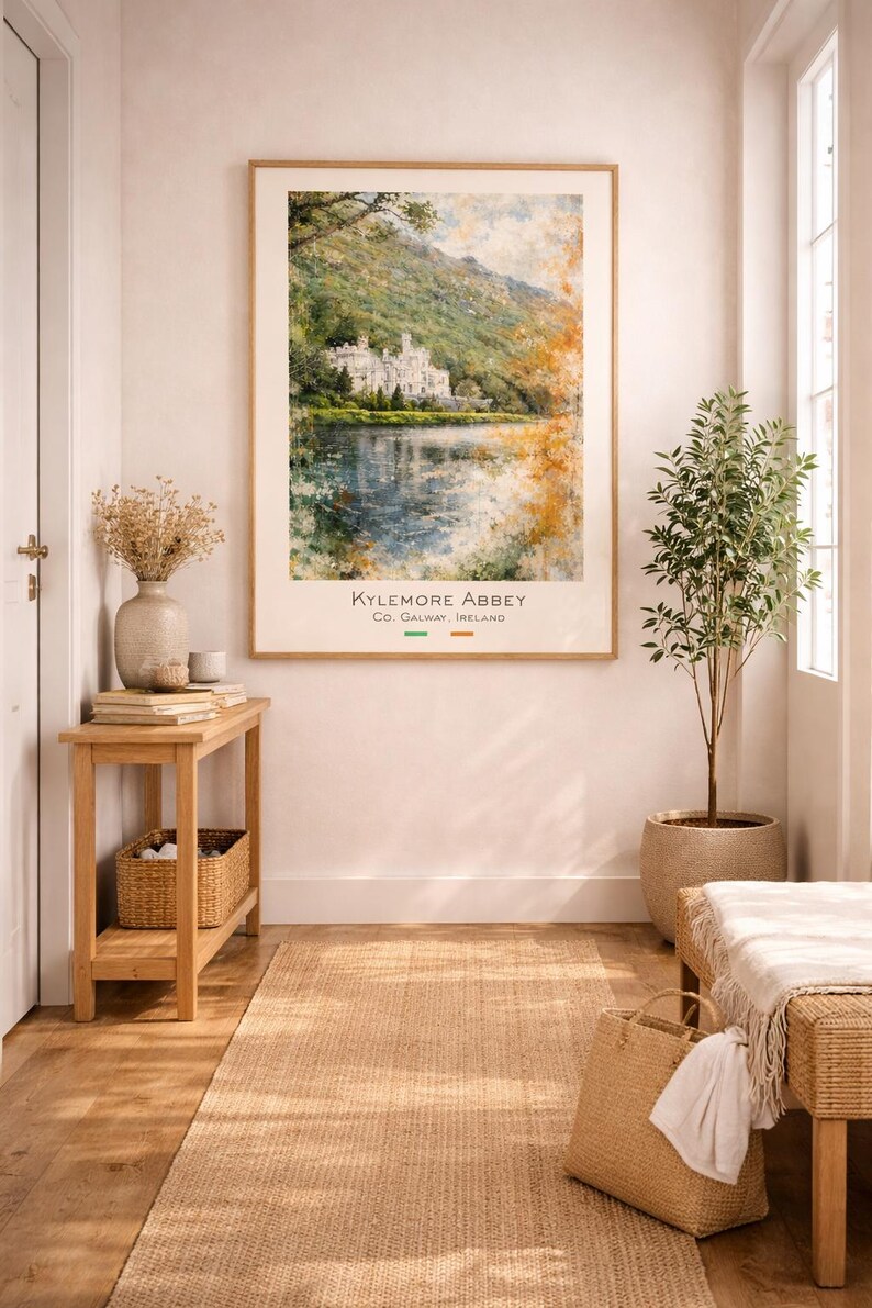 Kylemore Abbey Print | Connemara, Ireland Landscape (digital Download ...