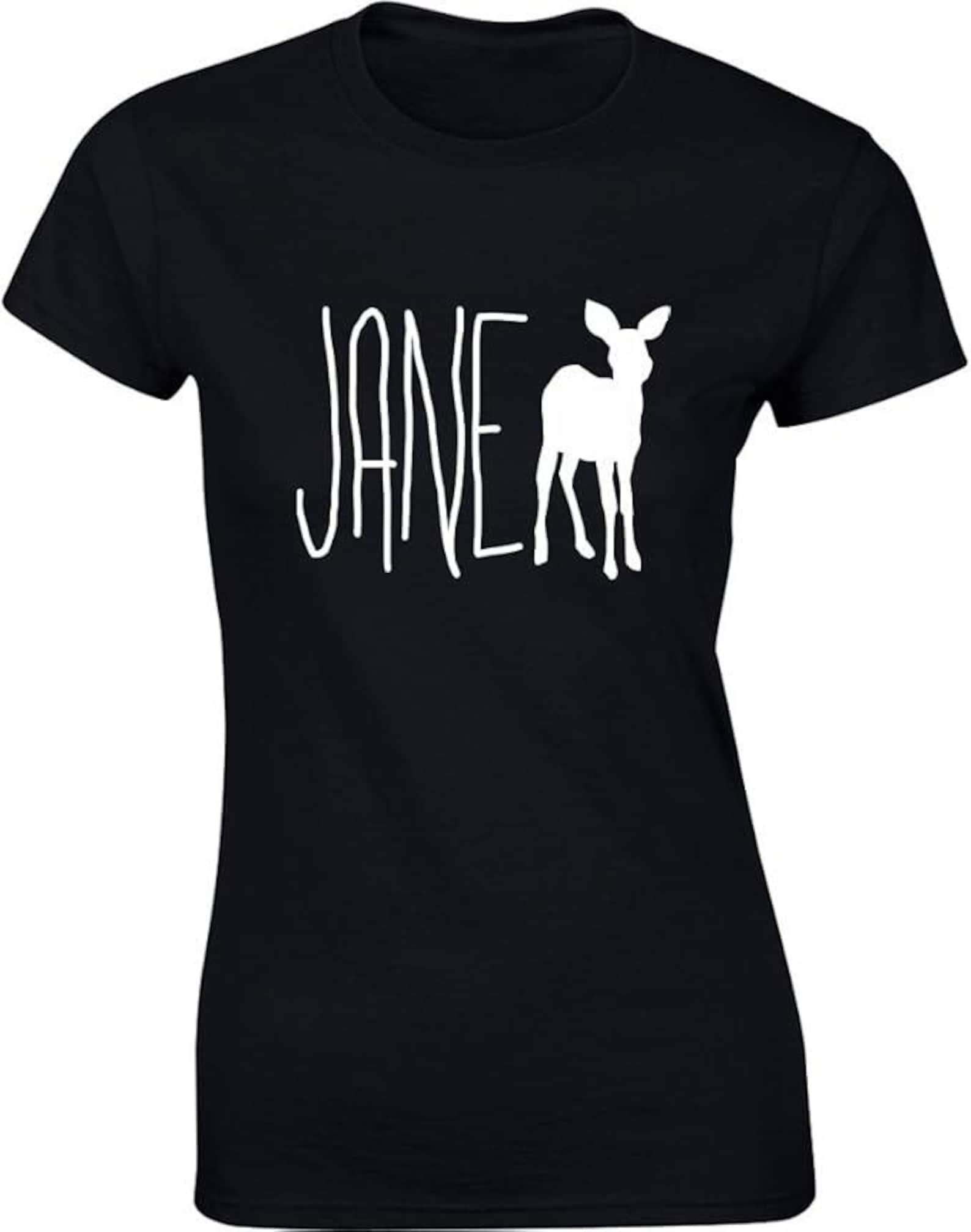 Jane Doe Deer Graphic T-shirt - Ladies Cotton Tee - Etsy