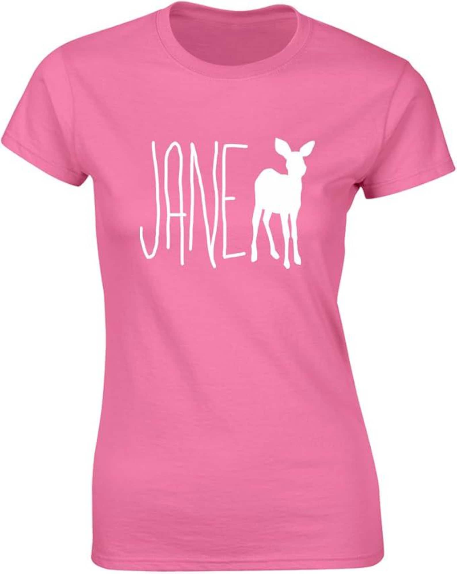 Jane Doe Deer Graphic T-shirt - Ladies Cotton Tee - Etsy