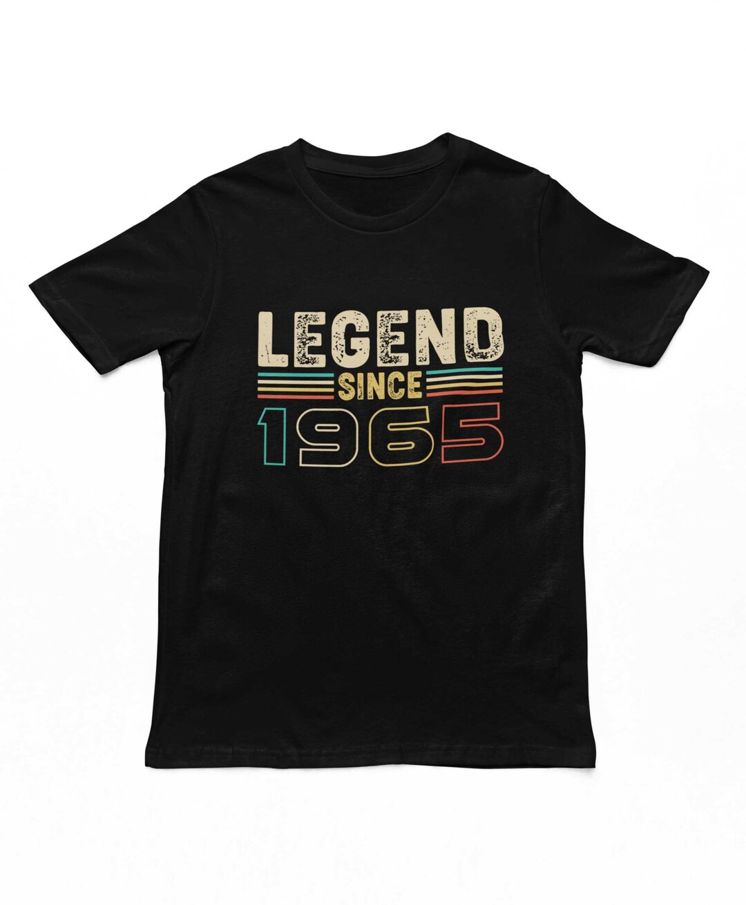 Legend Since 1965 Adults T-shirt - Funny 60th Birthday Tshirt for Men ...