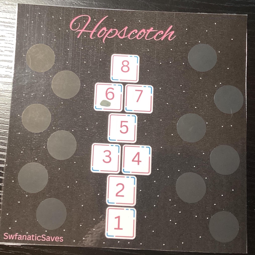 Hopscotch Scratch off Savings Challenge - Etsy