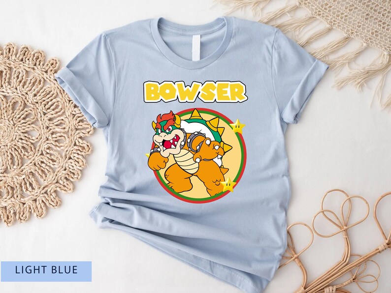 Bowser Super Mario Shirt: Mario & Friends Party - Etsy