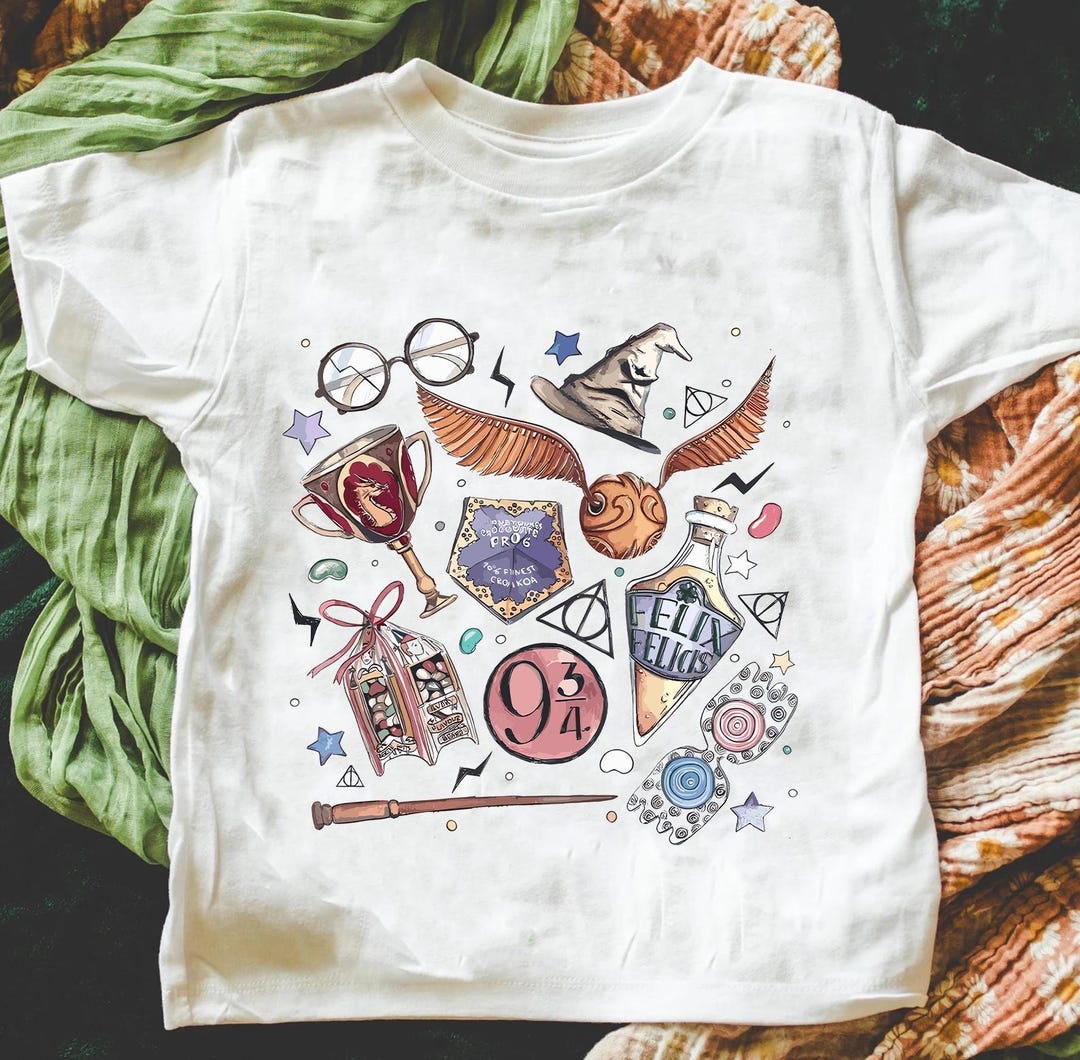 HP Wizard Heart Shirt, Wizard Lover Gift, HP Fan Gift, Book Lover Gift ...