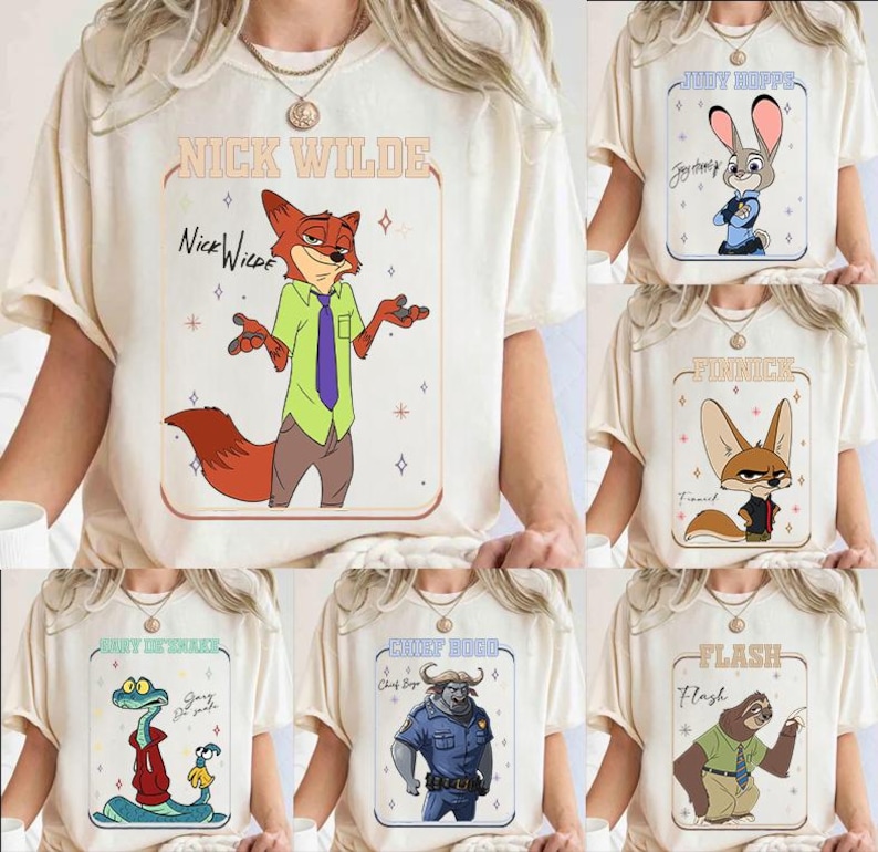 Disney Zootopia 2 Est Movie Police Department Shirt, Judy Hopps Nick ...