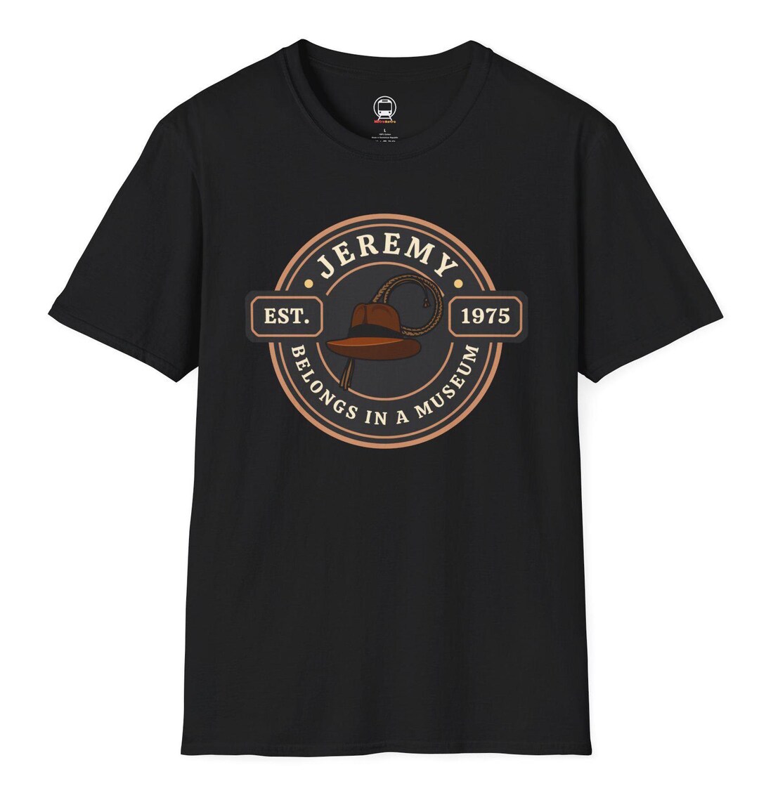 CUSTOM Indiana Belongs in a Museum Softstyle T-shirt Unisex Mens Womens ...