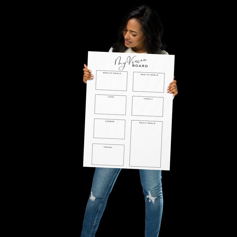 18x 24 My Vision Board Poster Print - Etsy