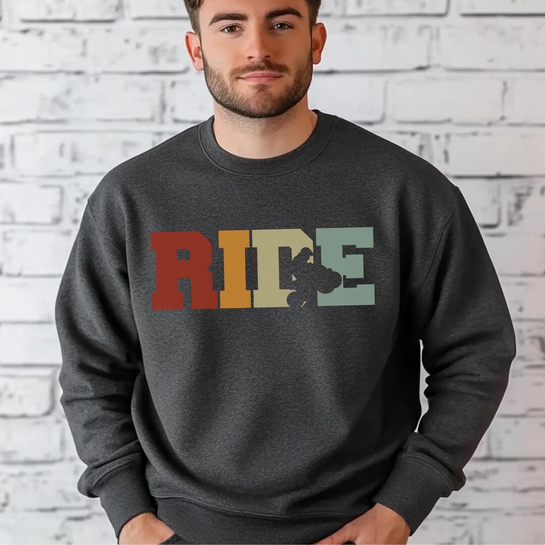 RIDE Sweatshirt, off Road Riding Shirt, Quad Sweatshirt, off Road Gear ...