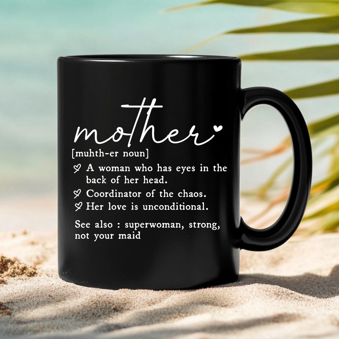 Mother Mug, Mom Definition Mug, Cute Mom Gift, Mother Coffee Gift, Gift ...