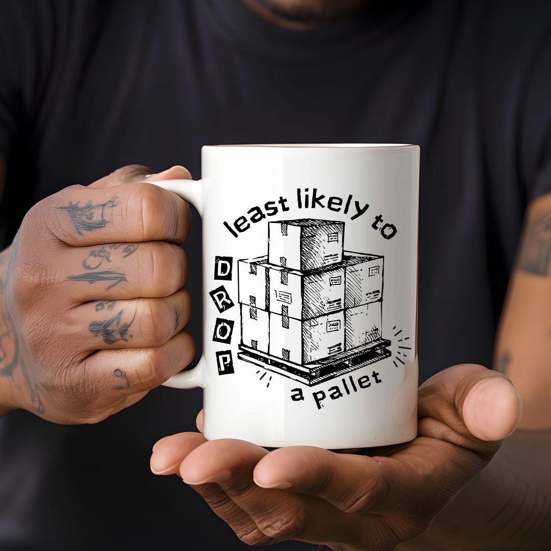 Funny Work Mug Pallet Pro Mug Forklift Life Mug Fathers Day Gift Work ...