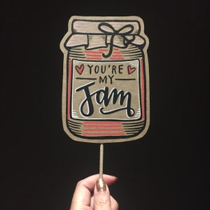Valentine's Day Posecard™ You're My Jam - Etsy