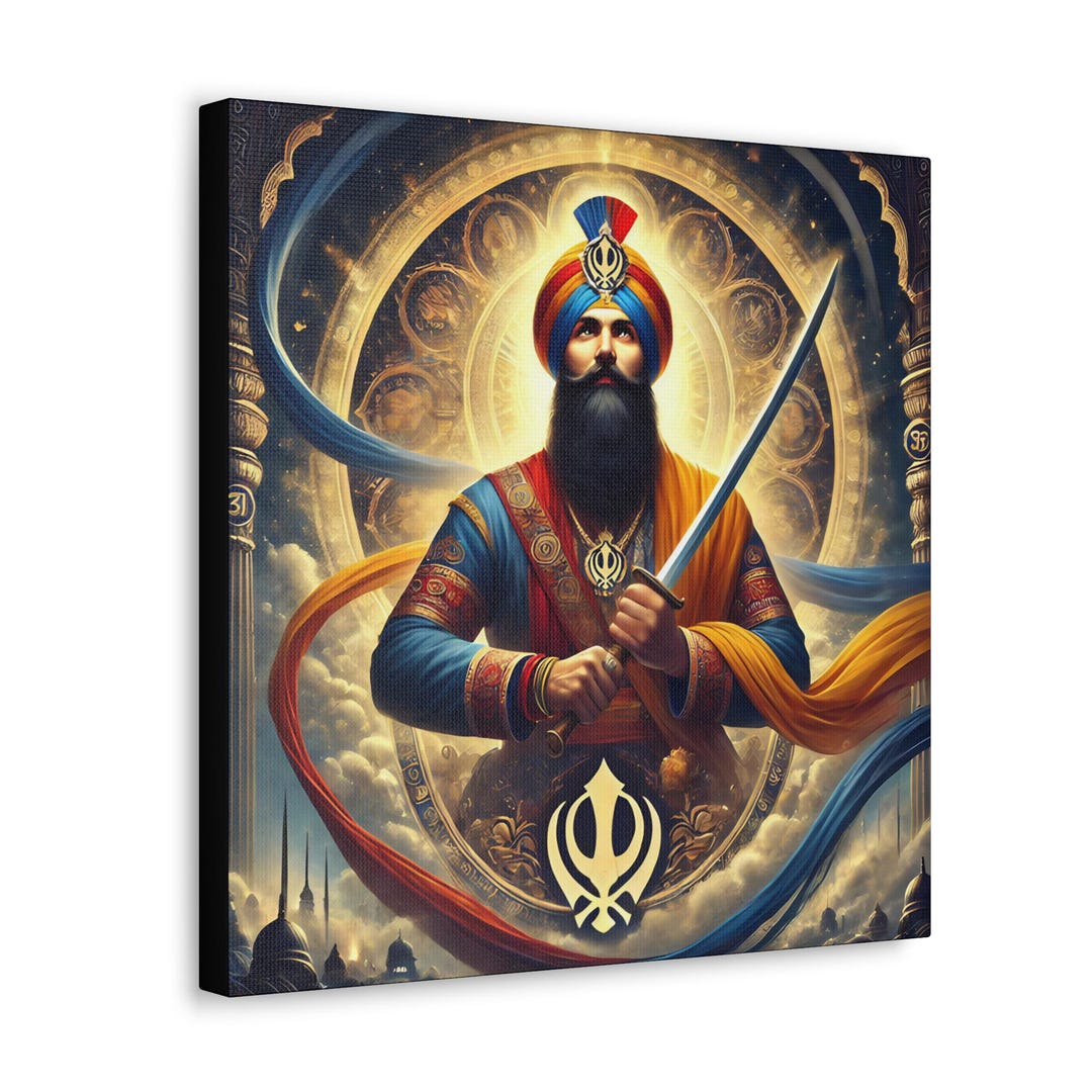 Shaheed Singh: Sikh Art Canvas Traditional Sikh Wall Art Decor ...