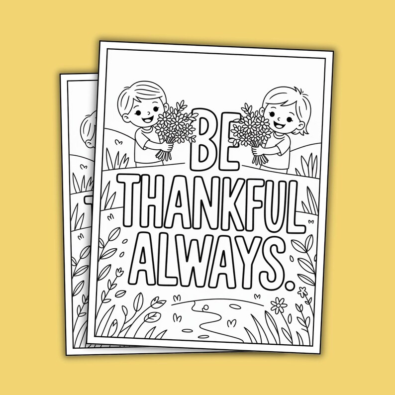 Gratitude Coloring Pages: Inspirational Quotes for Adults & Teens - Etsy