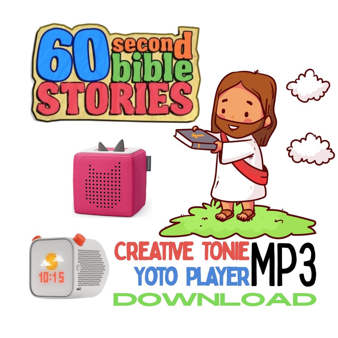 60 Second Bible Stories - Audio Download-tonie-yoto-mp3 - Etsy