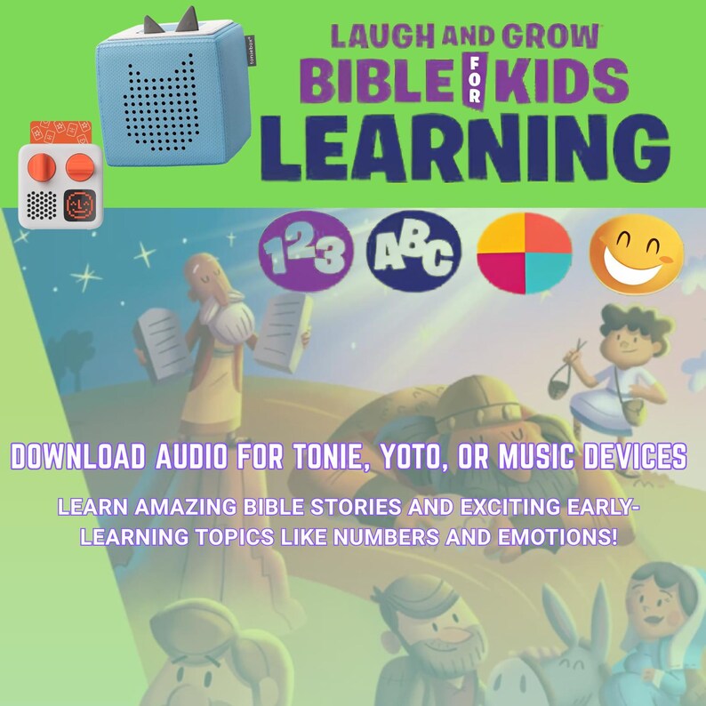 Bible Learning - Abc's, Colors, Emotions, and Numbers - Creative Tonie ...