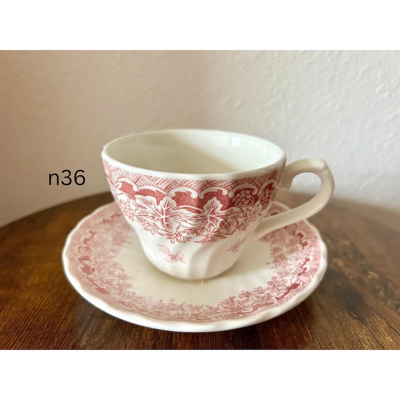 Vintage Tea Cup With Saucer Make Your Mix & Match Floral Oriental Tea ...