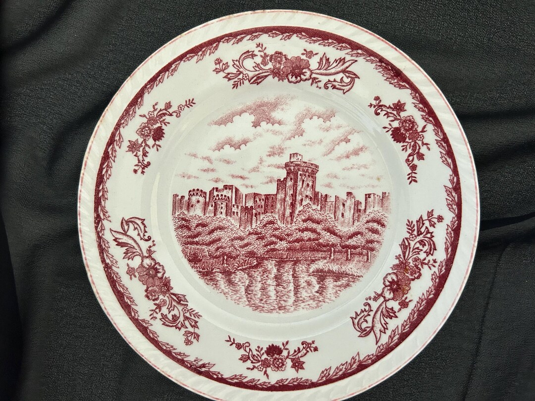 Harmony House Balmoral Red Ironstone Plate, Vintage 6-inch Bread or ...