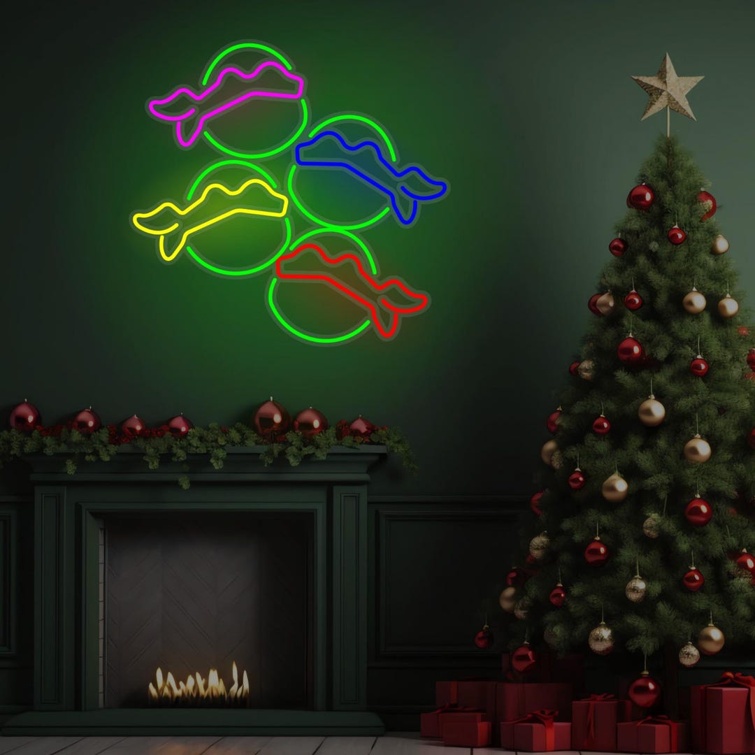Ninja Turtles Neon Sign, Game Neon Sign, Christmas Housewarming Gifts ...