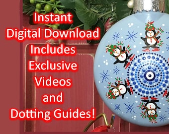 Digital Mandala Dot Painting 2019 Christmas Dotting Festival | Etsy