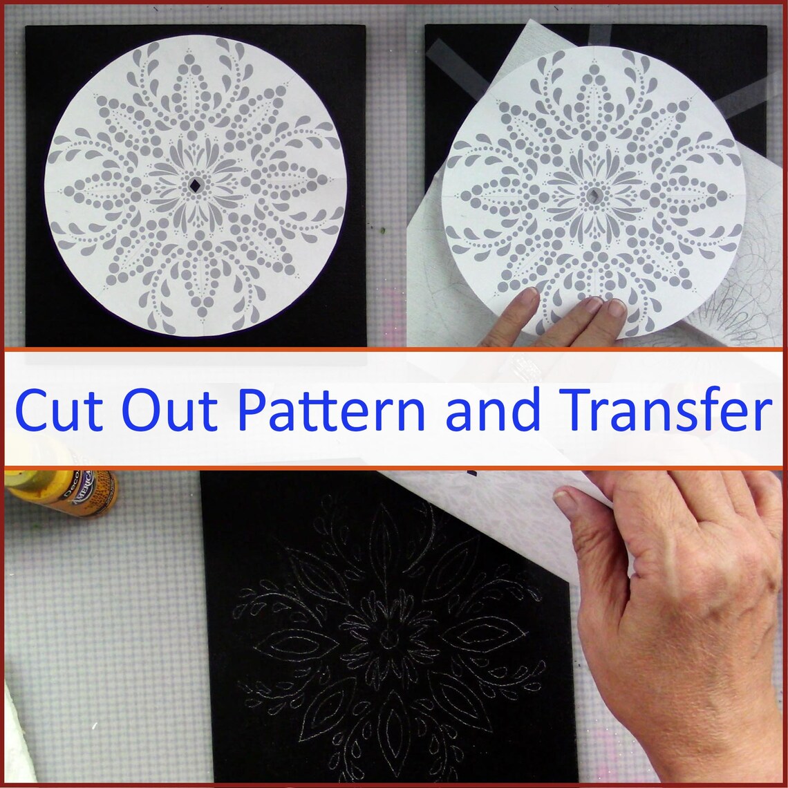 DIGITAL PATTERN Mandala Dot Painting fall 2020-3 | Etsy