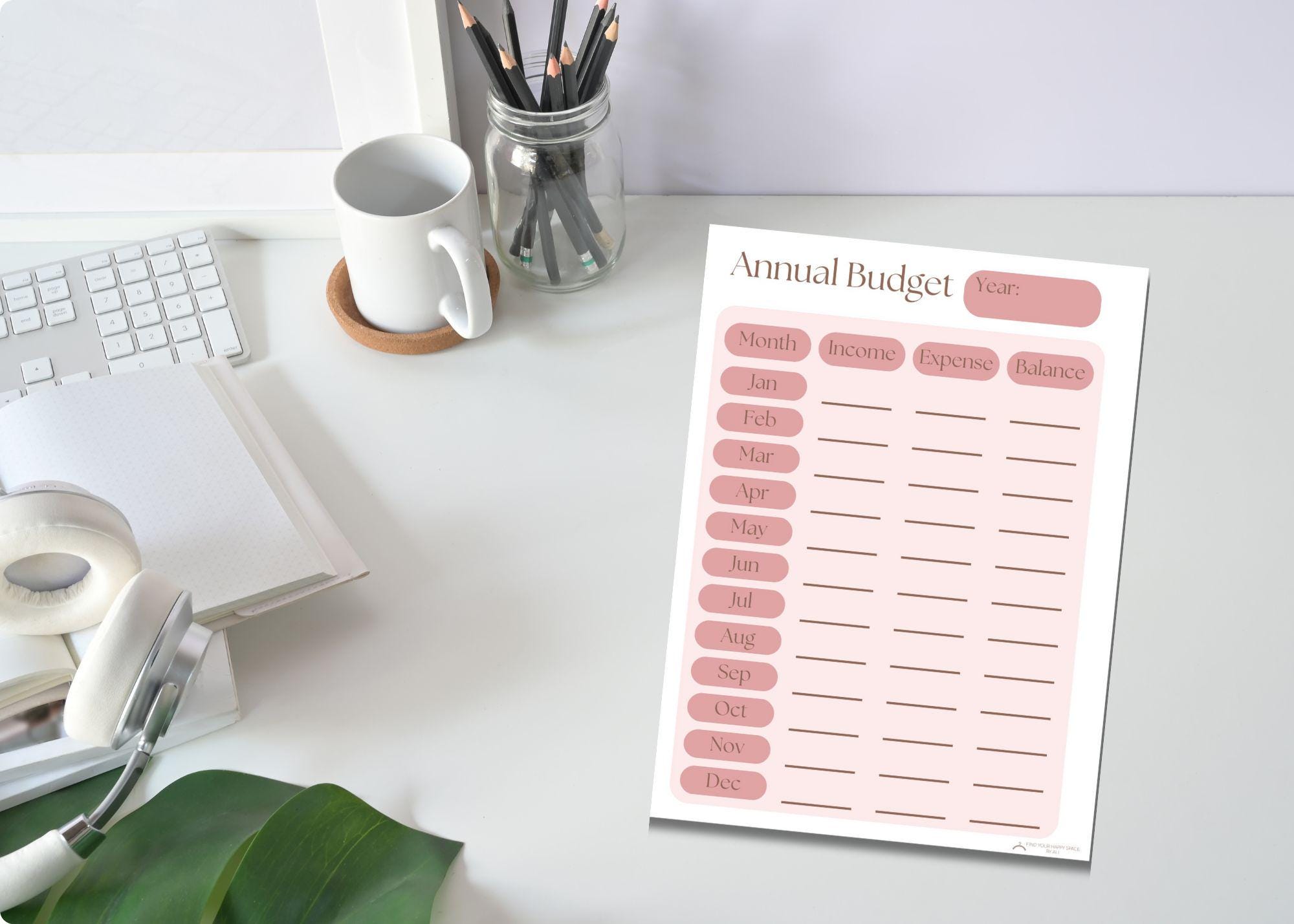 Editable 2025 Annual Budget Planner Budget Organizer 2025 Planner ...