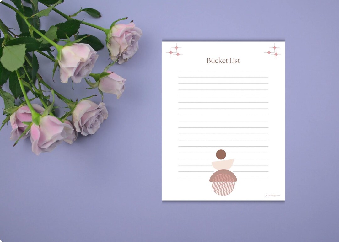 Editable Bucket List Planner Bucket List Planner Printable Bucket List ...