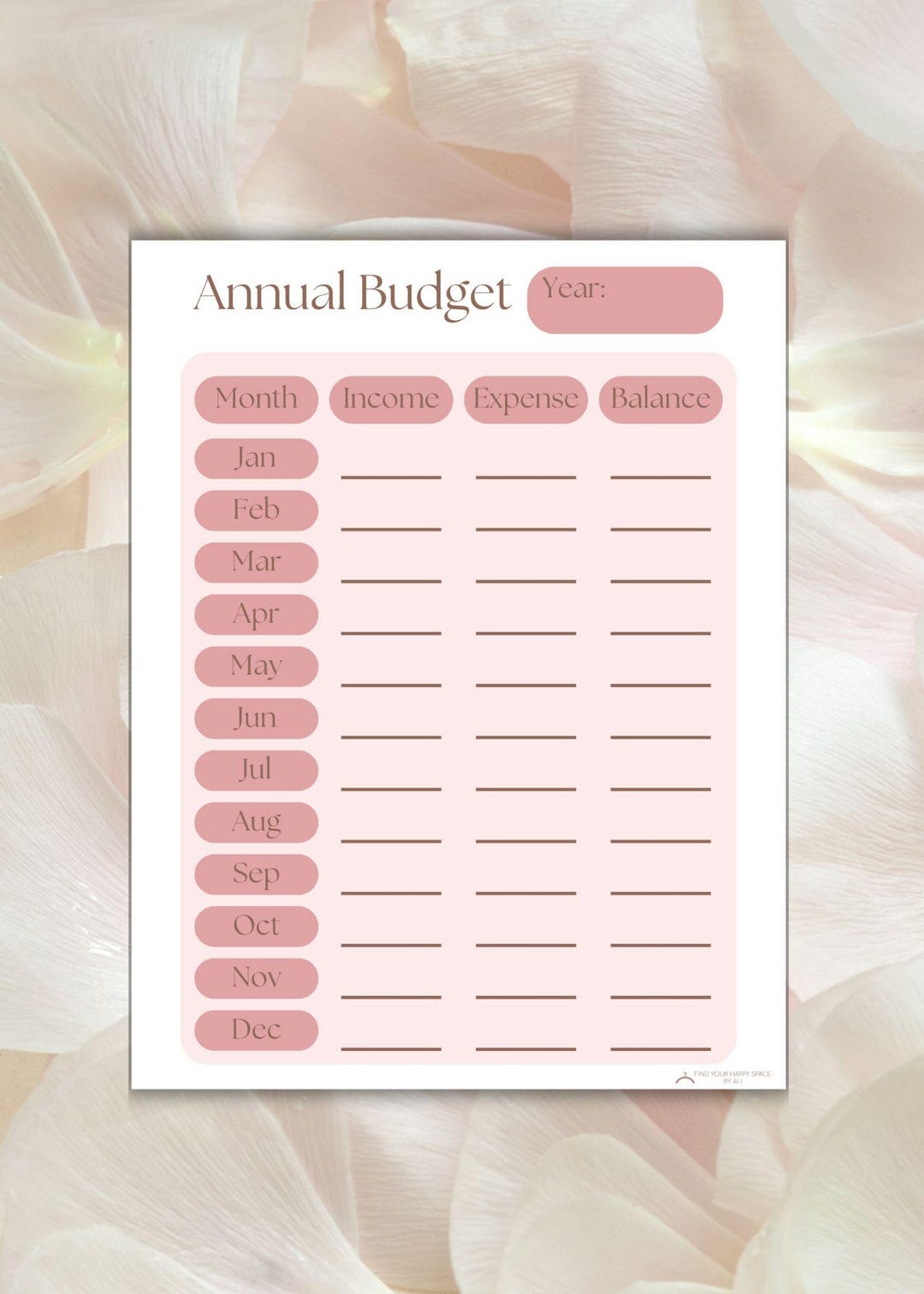Editable 2025 Annual Budget Planner Budget Organizer 2025 Planner ...