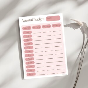Editable 2025 Annual Budget Planner Budget Organizer 2025 Planner ...