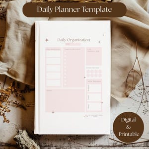 2025 Daily Planner Printable – Editable PDF | Digital Organizer ...