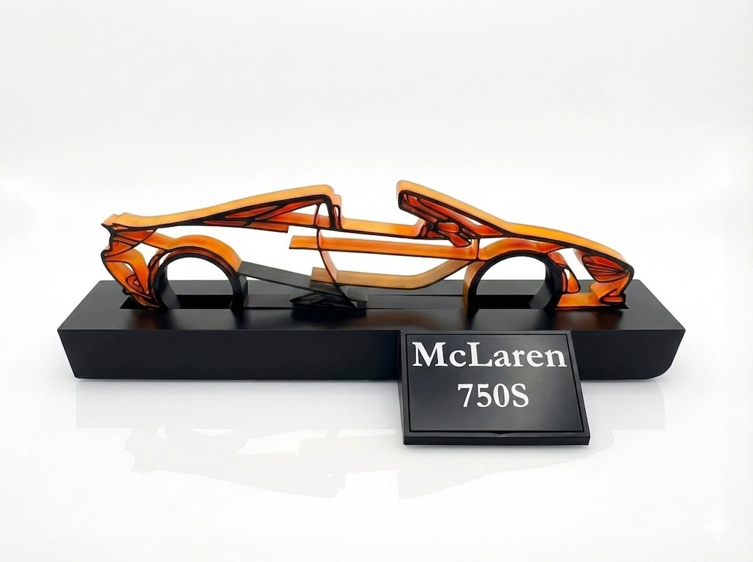 Mclaren 750S Supercar Model | British Exotic Desk Sculpture | Modern ...