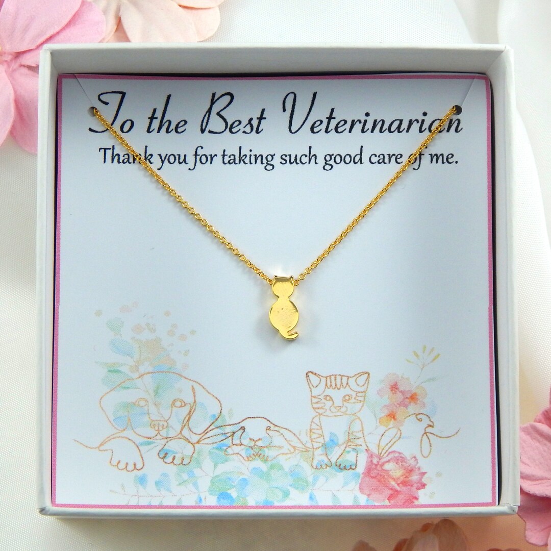 Veterinarian Thank You for Looking After My Cat Gift, Veterinarian ...