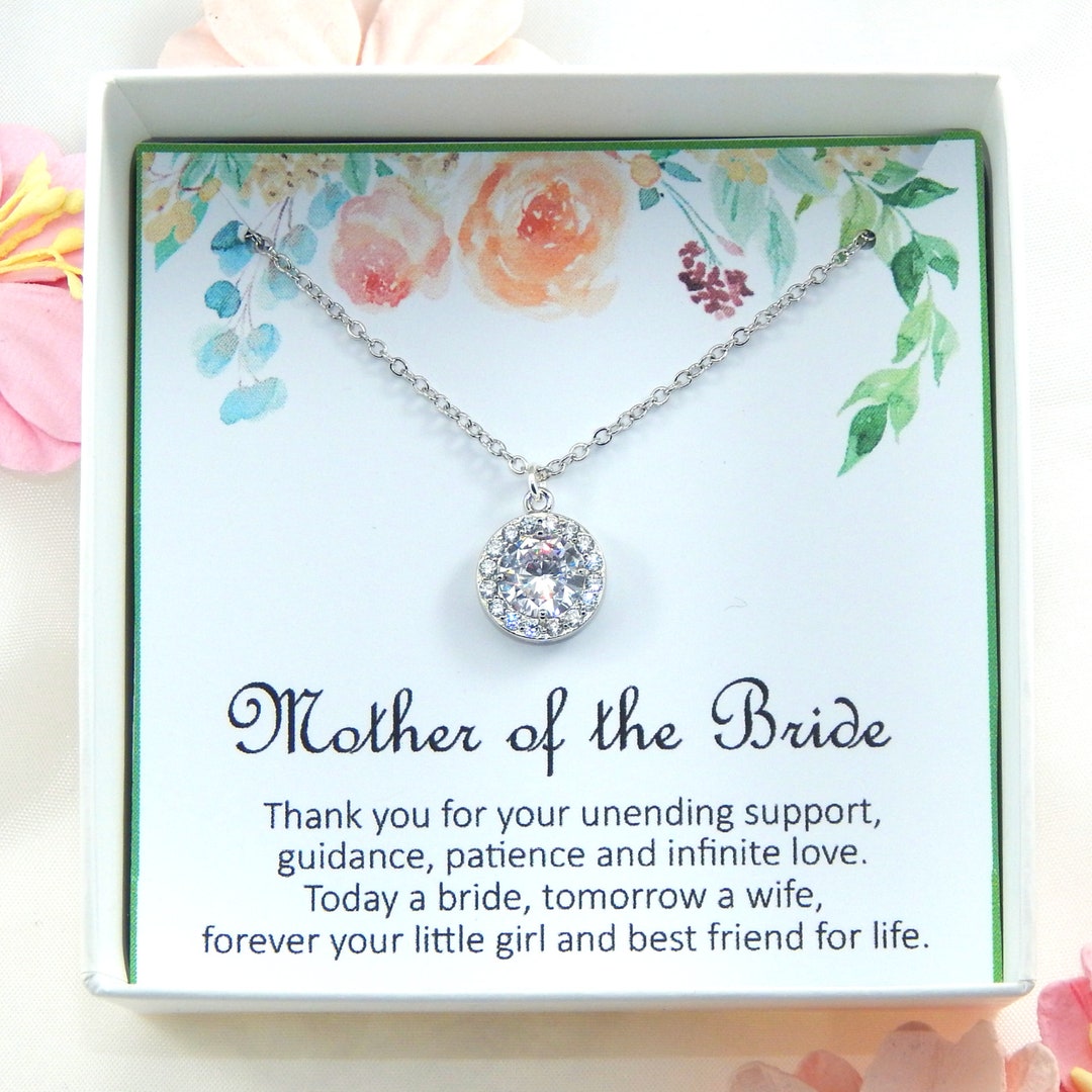 Mother of the Bride Necklace,mother of the Bride Necklace Gift, Mother ...