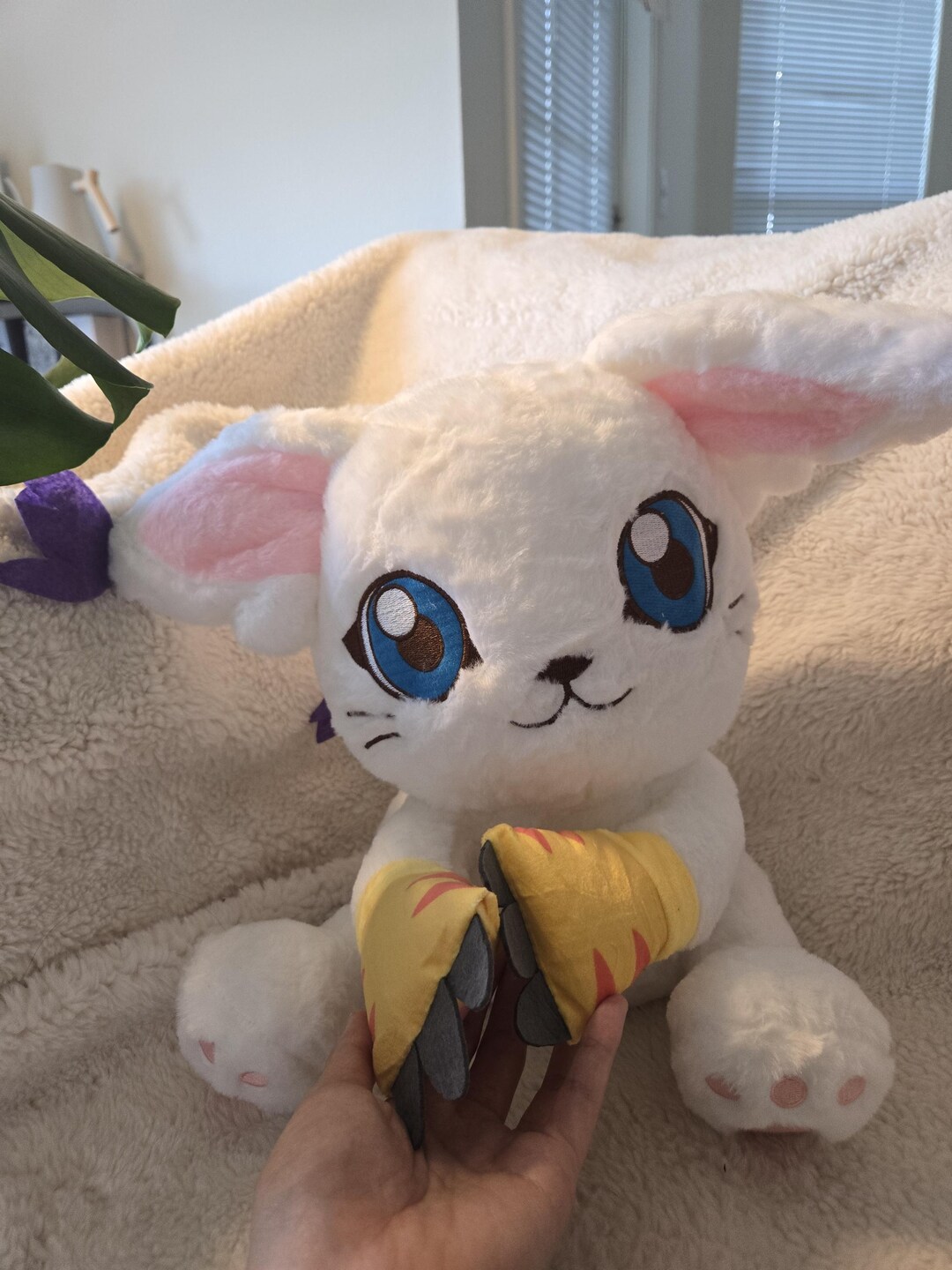 Custom Handmade Digimon Plush Gatomon Gift Fan-made Ready to Ship - Etsy